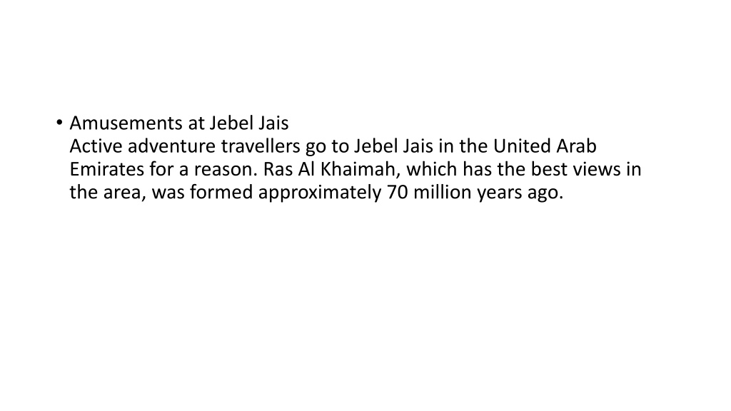 PPT - Things you need to know about Jebel Jais PowerPoint Presentation ...