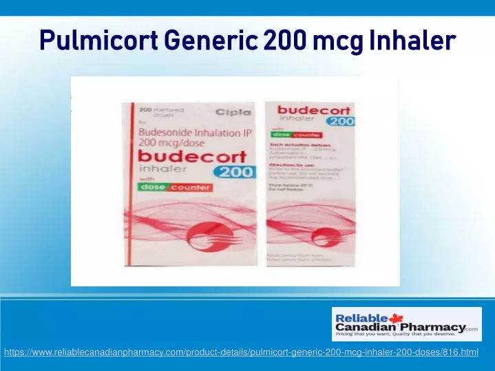 PPT - Pulmicort Generic 200 mcg Inhaler PowerPoint Presentation, free ...