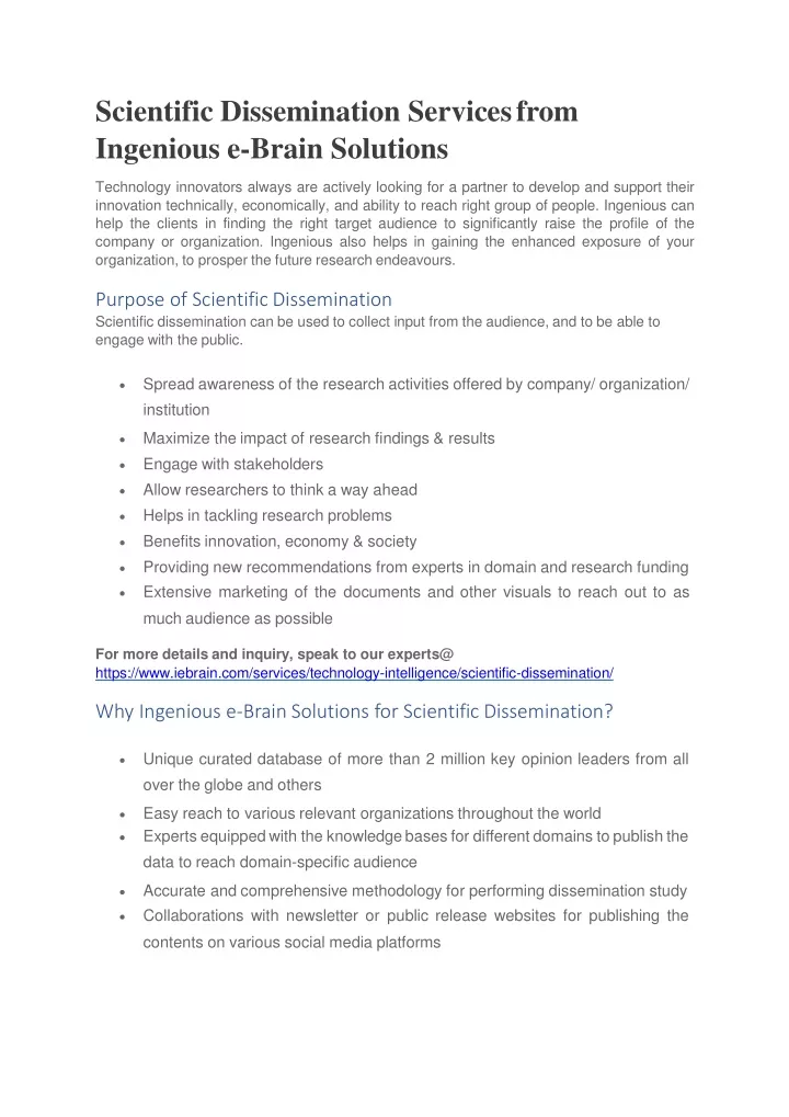 Ppt Scientific Dissemination Powerpoint Presentation Free Download 6518