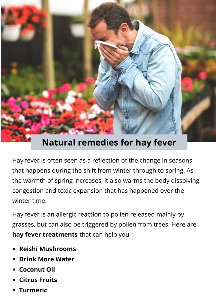 Ppt Natural Remedies For Hay Fever Powerpoint Presentation Free Download Id11633352