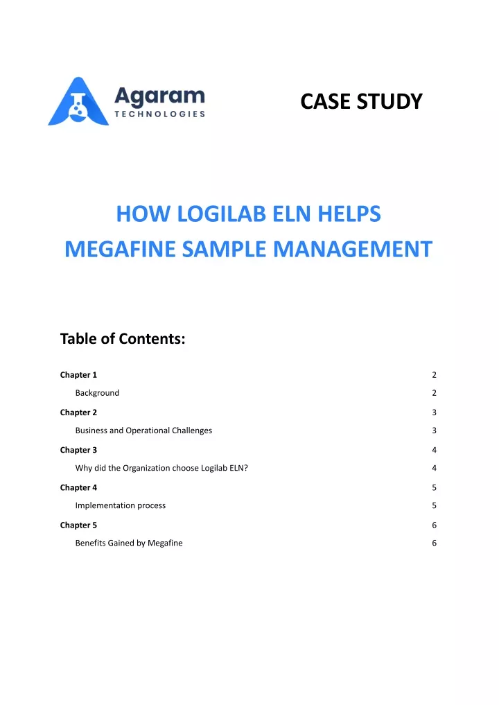 PPT - HOW LOGILAB ELN HELPS MEGAFINE SAMPLE MANAGEMENT PowerPoint ...