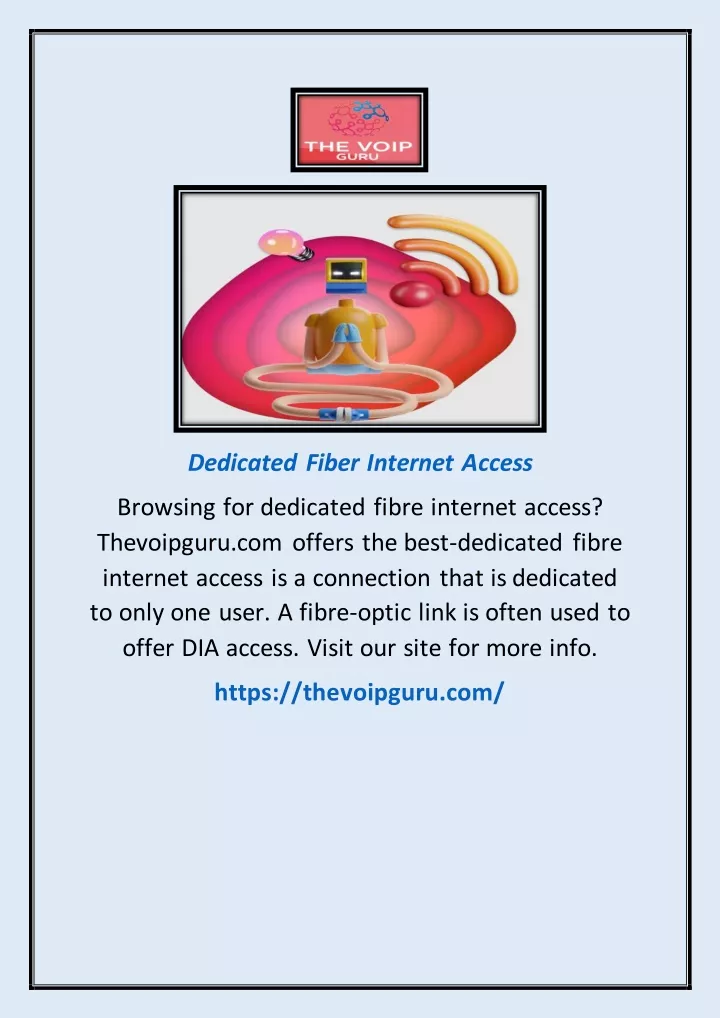 PPT - Dedicated Fiber Internet Access | Thevoipguru.com PowerPoint ... PPT - Dedicated Fiber Internet Access | Thevoipguru.com PowerPoint ...