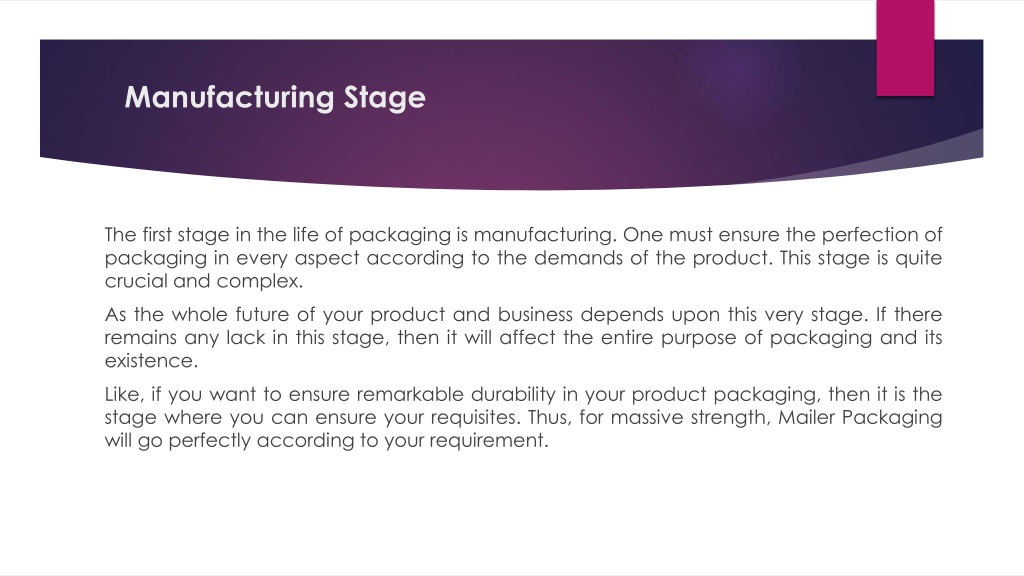 PPT - What are The 6 Stages of Product Packaging PowerPoint ...