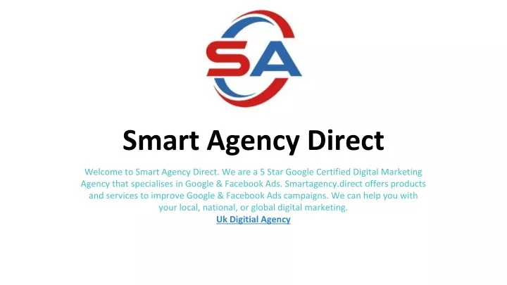PPT - Smart Agency Direct PowerPoint Presentation, free download - ID ...