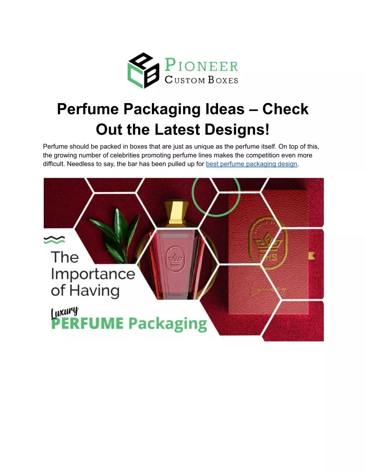 PPT - Perfume Packaging Ideas – Check Out the Latest Designs! (1 ...