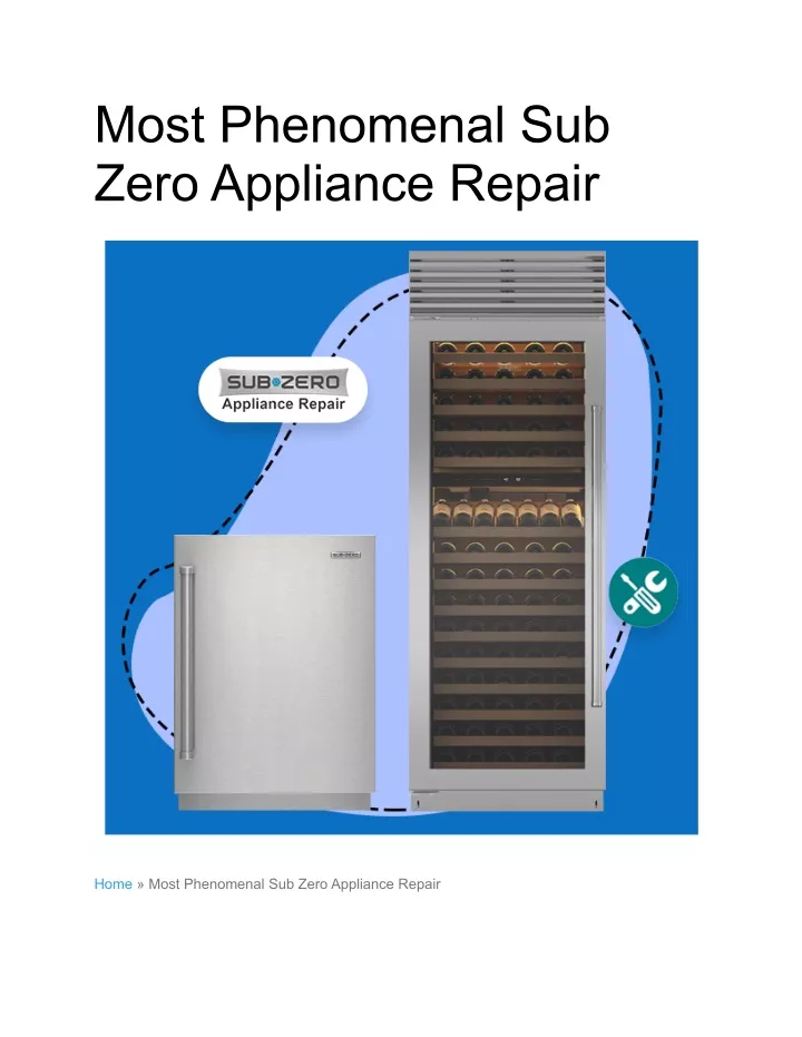 PPT - Most Phenomenal Sub Zero Appliance Repair PowerPoint Presentation ...
