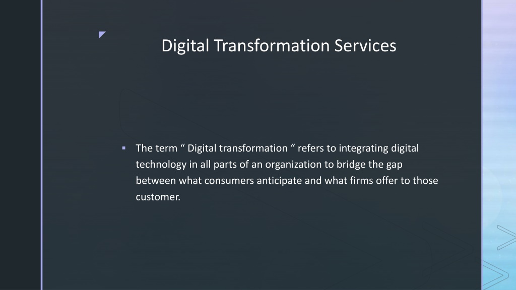 Ppt Digital Transformation Services Digital Transformation Company