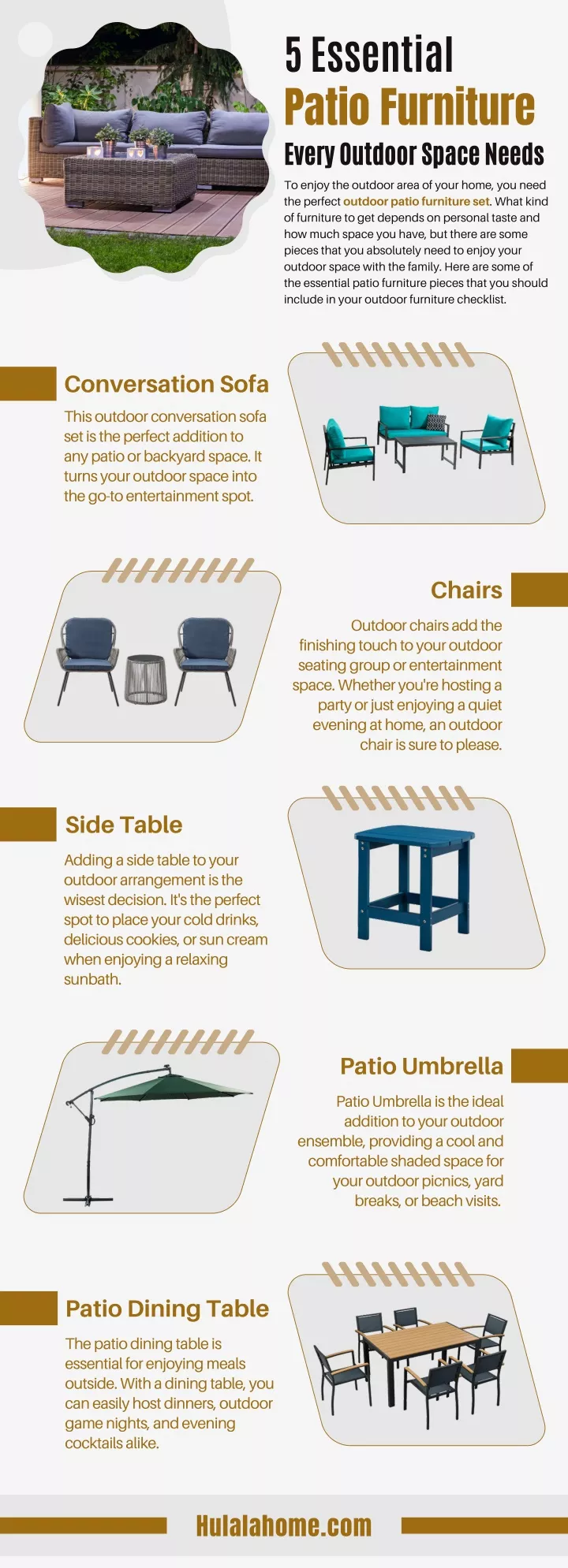 PPT - 5 Essential Patio Furniture Every Outdoor Space Needs PowerPoint ...