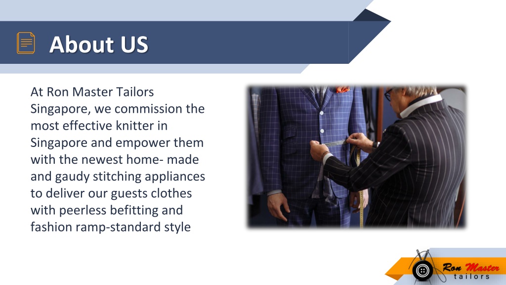 PPT - Ron Master - BEST TAILOR & CUSTOM MEN TAILOR IN SINGAPORE ...