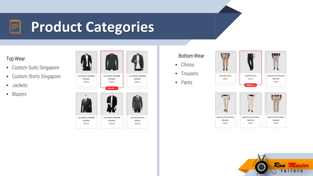 PPT - Ron Master - BEST TAILOR & CUSTOM MEN TAILOR IN SINGAPORE ...