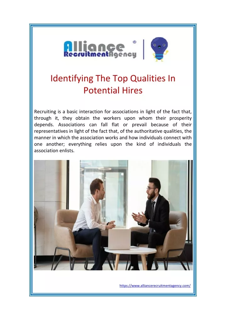 PPT - Identifying The Top Qualities In Potential Hires PowerPoint ...