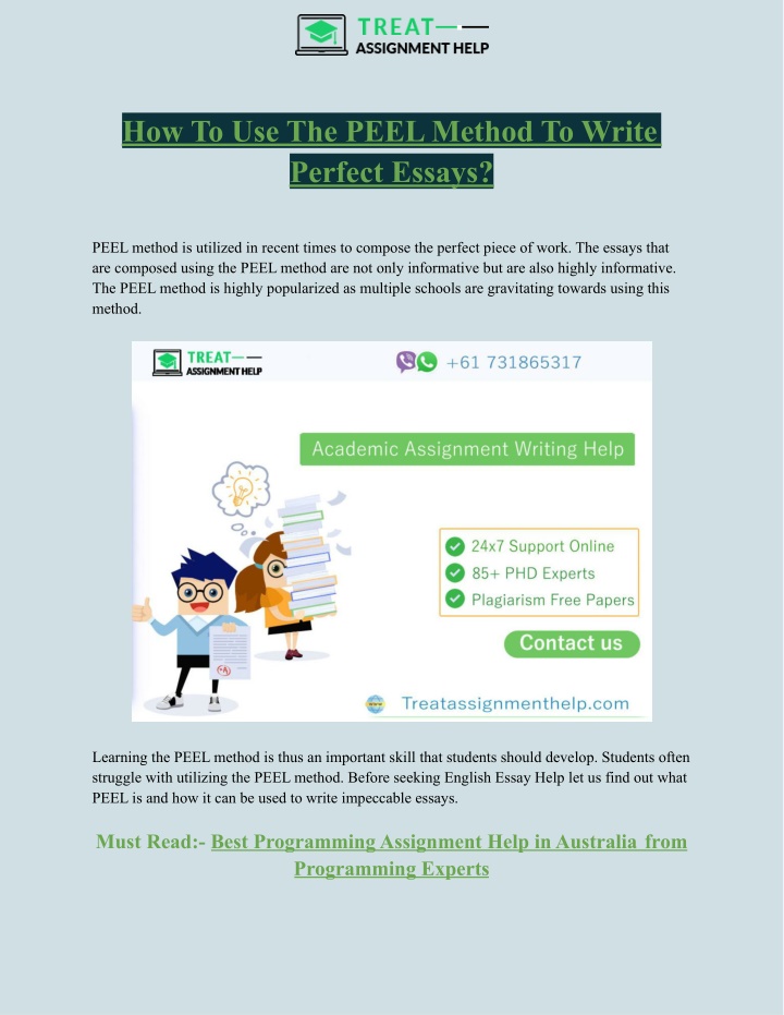 PPT - How To Use The PEEL Method To Write Perfect Essays_ PowerPoint ...