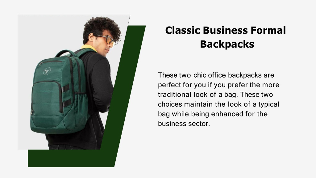 PPT - 3 Stylish Office Backpacks Fit for Work PowerPoint Presentation ...