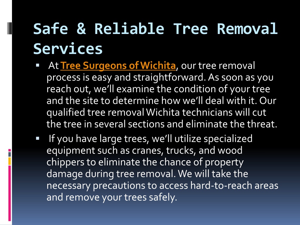 PPT - BEST TREE REMOVAL WICHITA KS - WICHITA TREE SERVICE PowerPoint ...