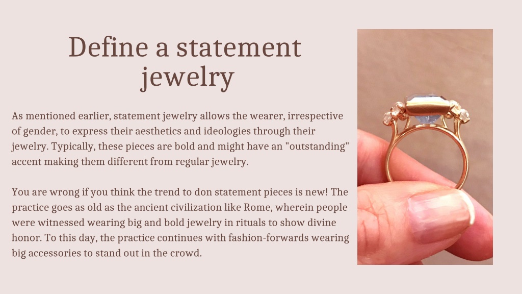 PPT - The Power of Statement Jewelry! PowerPoint Presentation, free ...