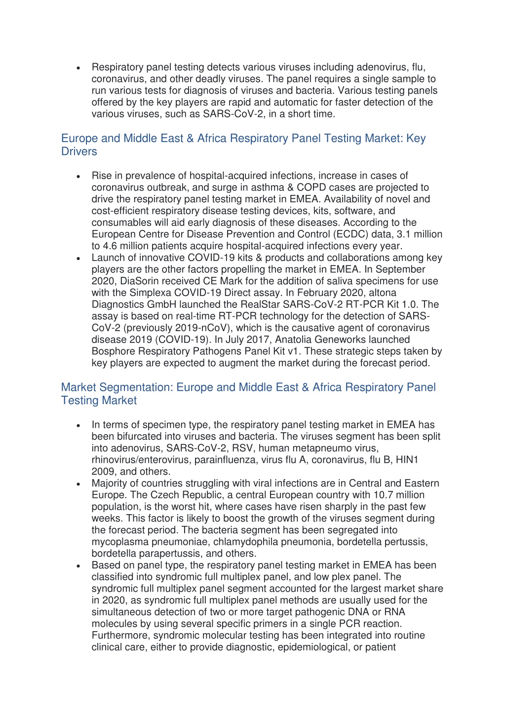 PPT - Europe and Middle East & Africa Respiratory Panel Testing Market ...