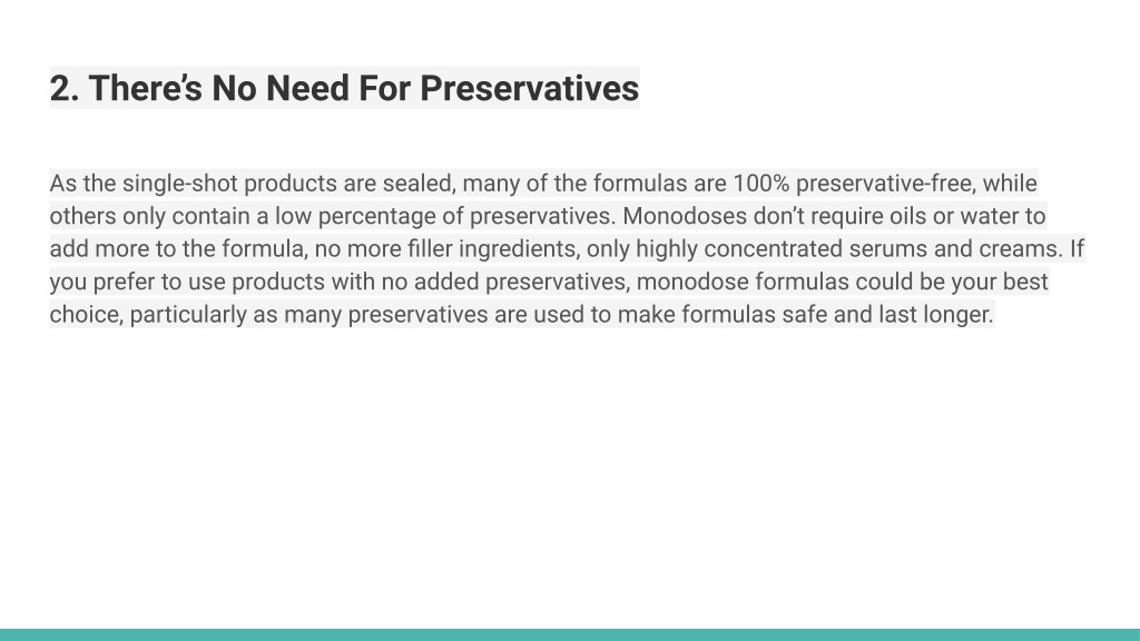 PPT - What are Monodose products and their rising demand in beauty ...