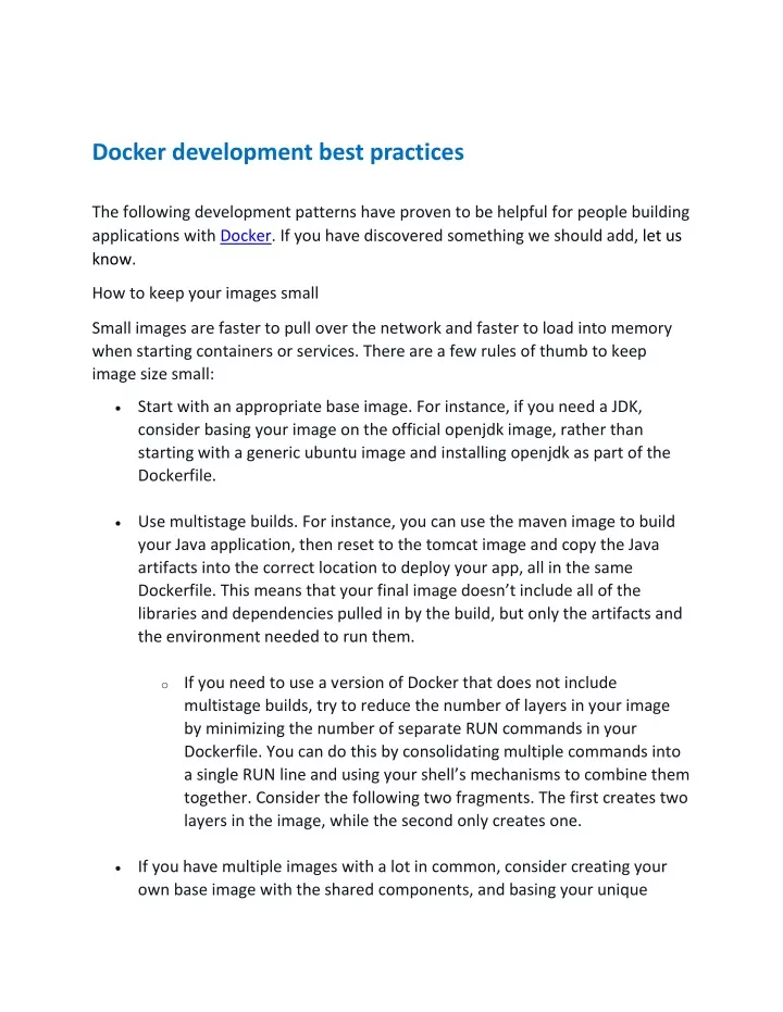 Ppt Docker Development Best Practices Powerpoint Presentation Free Download Id 11643539