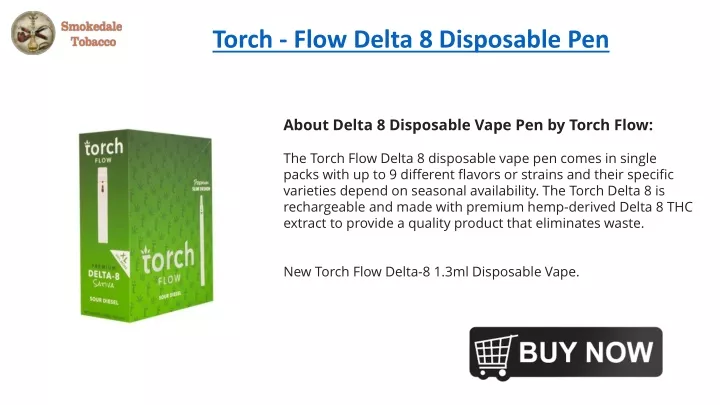 PPT - Torch - Flow Delta 8 Disposable Pen PowerPoint Presentation, free ...