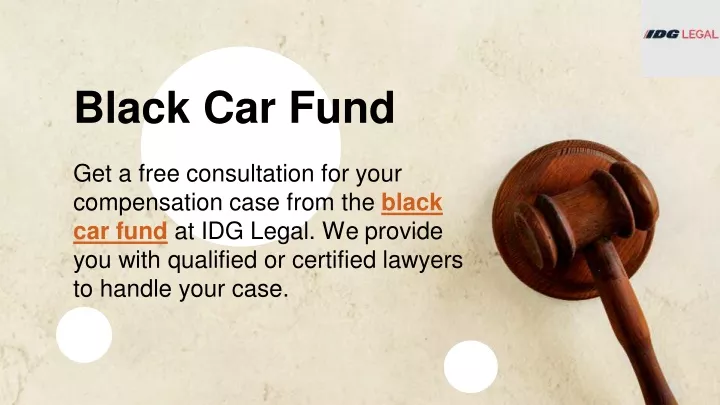 PPT - Black Car Fund PowerPoint Presentation, free download - ID:11643997