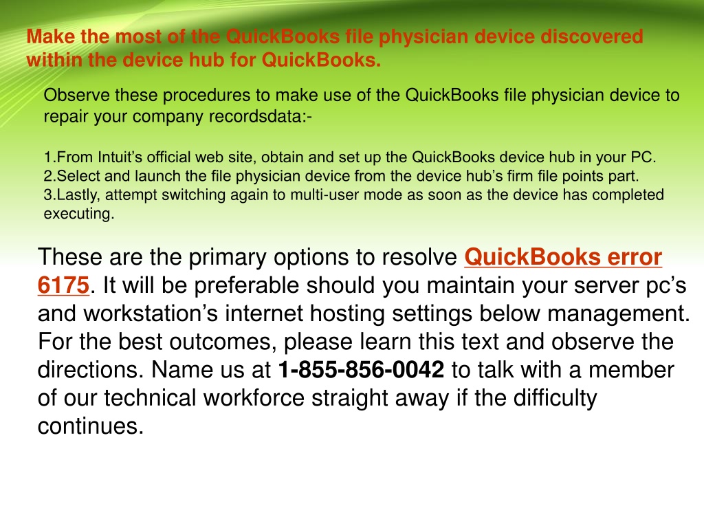 PPT - QuickBooks Error 6175 Powerful but Easy Steps to Fix PowerPoint ... PPT - QuickBooks Error 6175 Powerful but Easy Steps to Fix PowerPoint ...