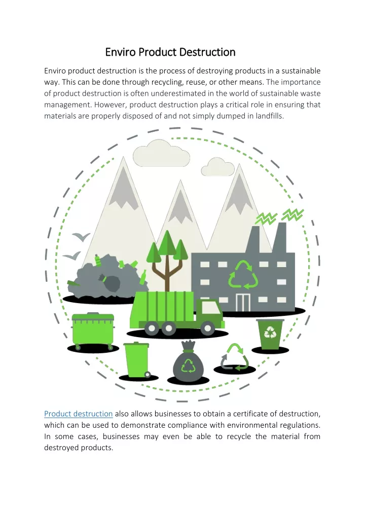 PPT - Enviro Product Destruction PowerPoint Presentation, free download ...