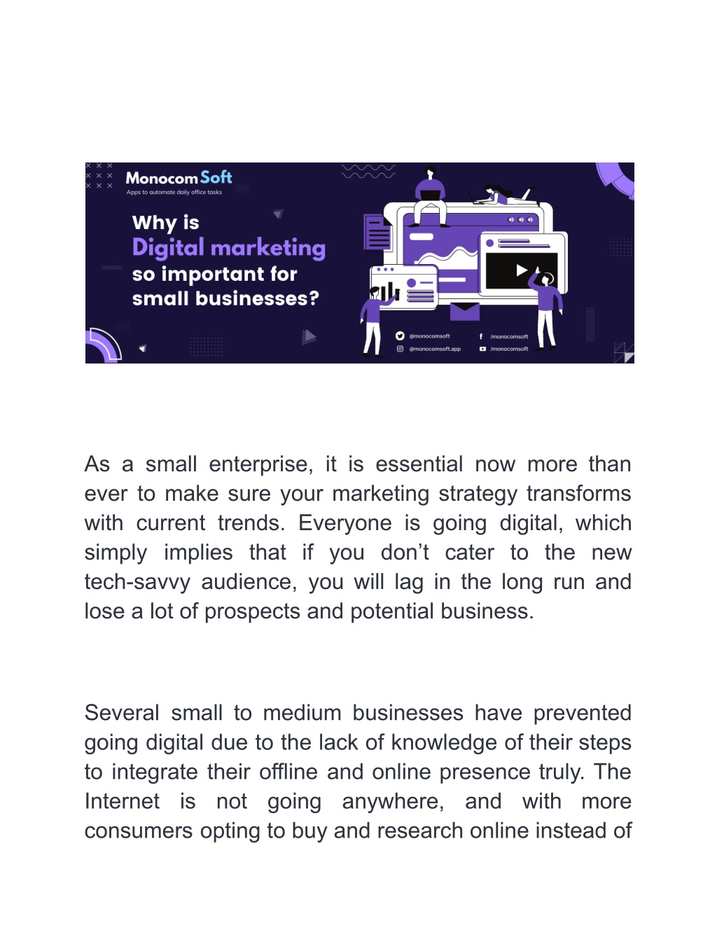 PPT - Why is Digital Marketing so Important for Small Businesses ...