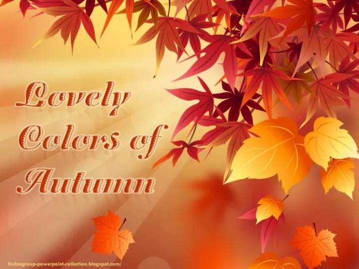 PPT - Lovely Colors of Autumn (5) PowerPoint Presentation, free ...