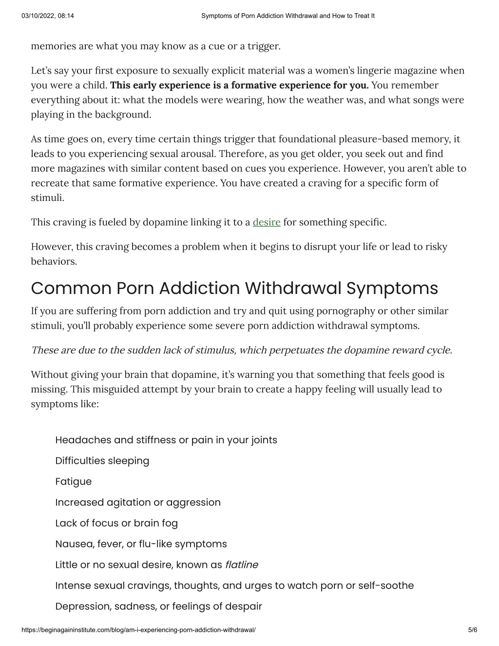 Ppt Symptoms Of Porn Addiction Withdrawal And How To Treat It