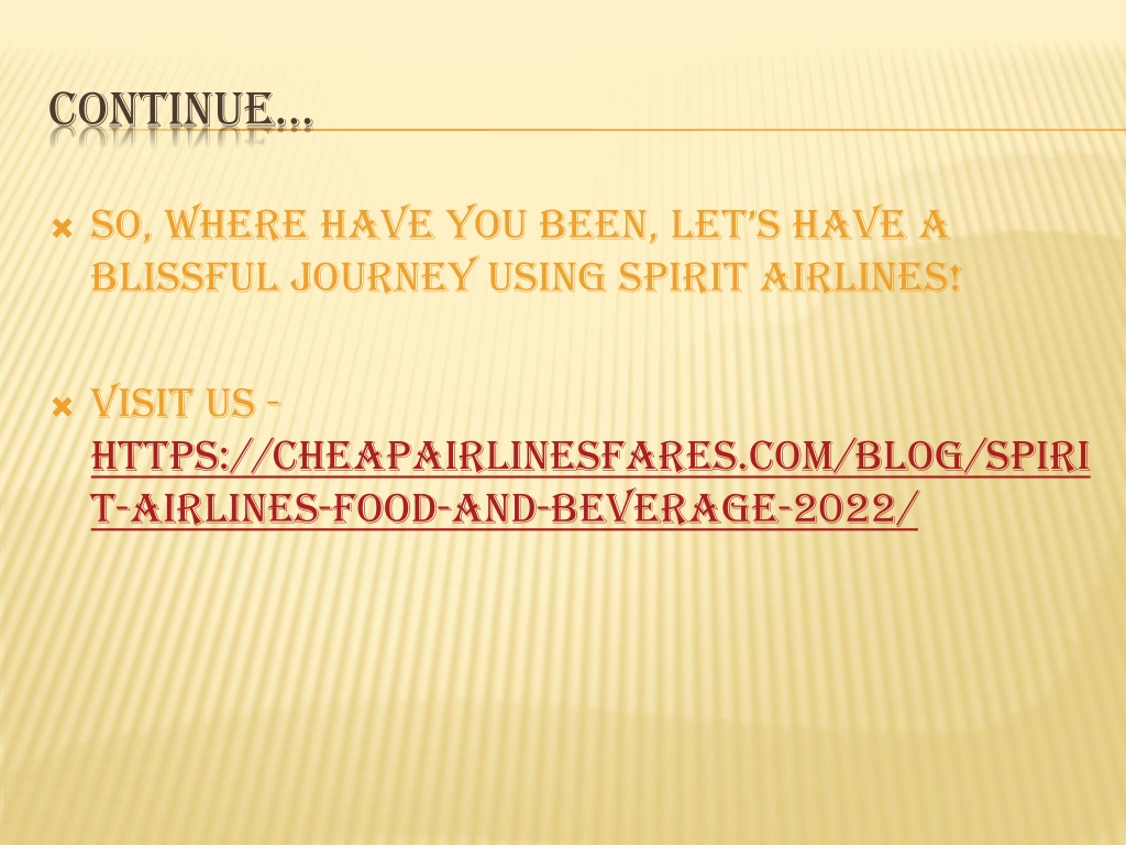 PPT - Spirit Airlines food menu information PowerPoint Presentation ...
