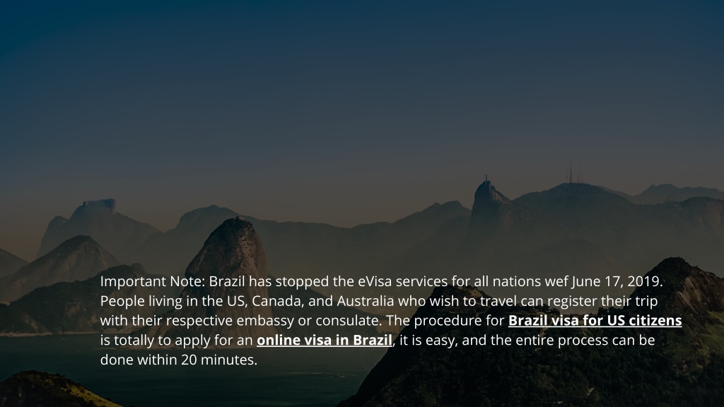 PPT - Your guide for Brazil Visa for US Citizens PowerPoint ...