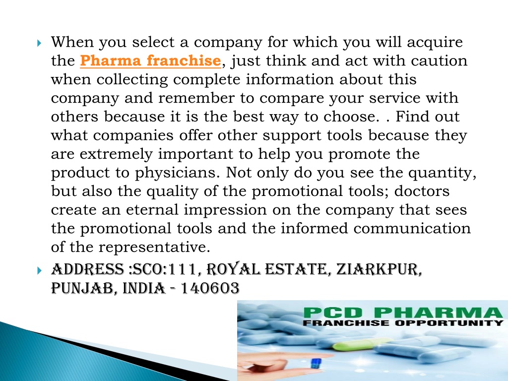 PPT - Pharma Franchise and PCD Pharma Companies in India PowerPoint ...