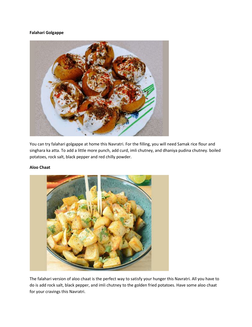 PPT - Navratri 2022: 5 Falhari Chaat Recipes To Enjoy Throughout The ...