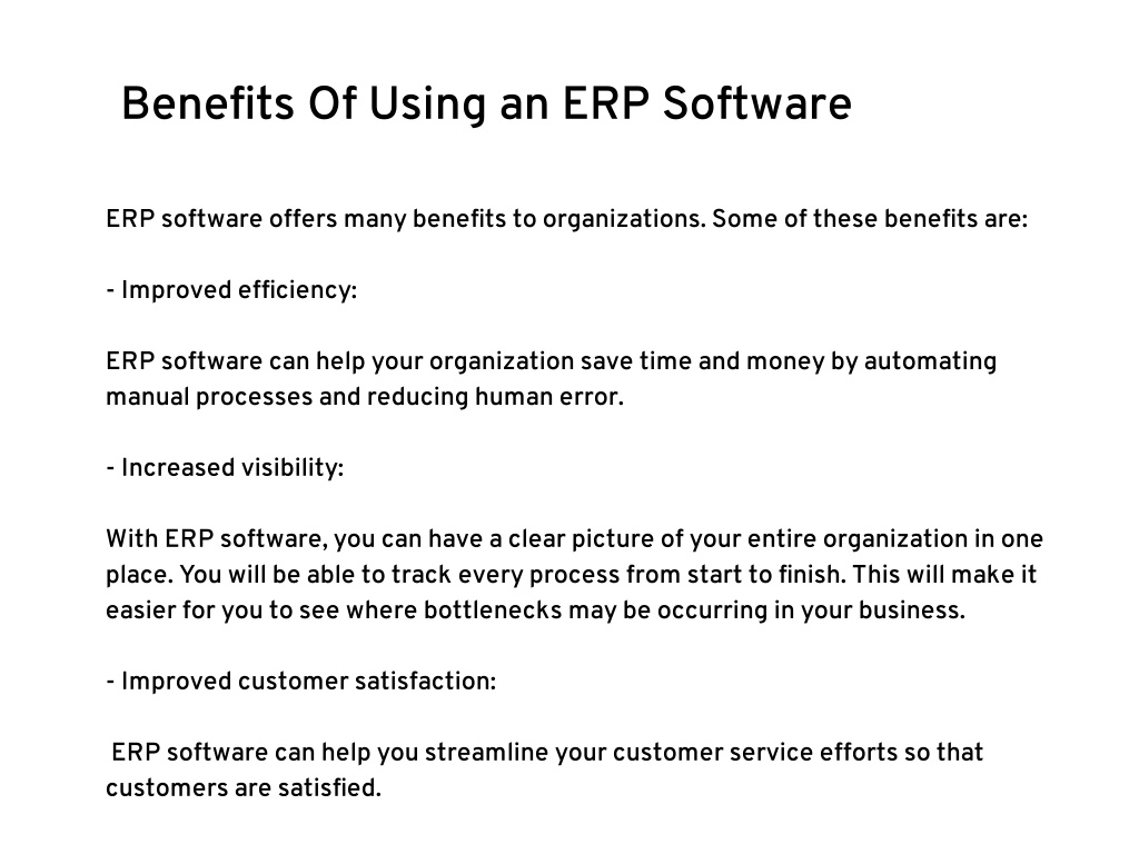 PPT - ERP Software Introduction PowerPoint Presentation, free download ...