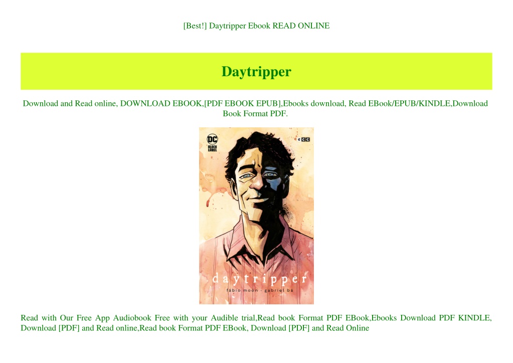 PPT - [Best!] Daytripper Ebook READ ONLINE PowerPoint Presentation, free download - ID:11652008