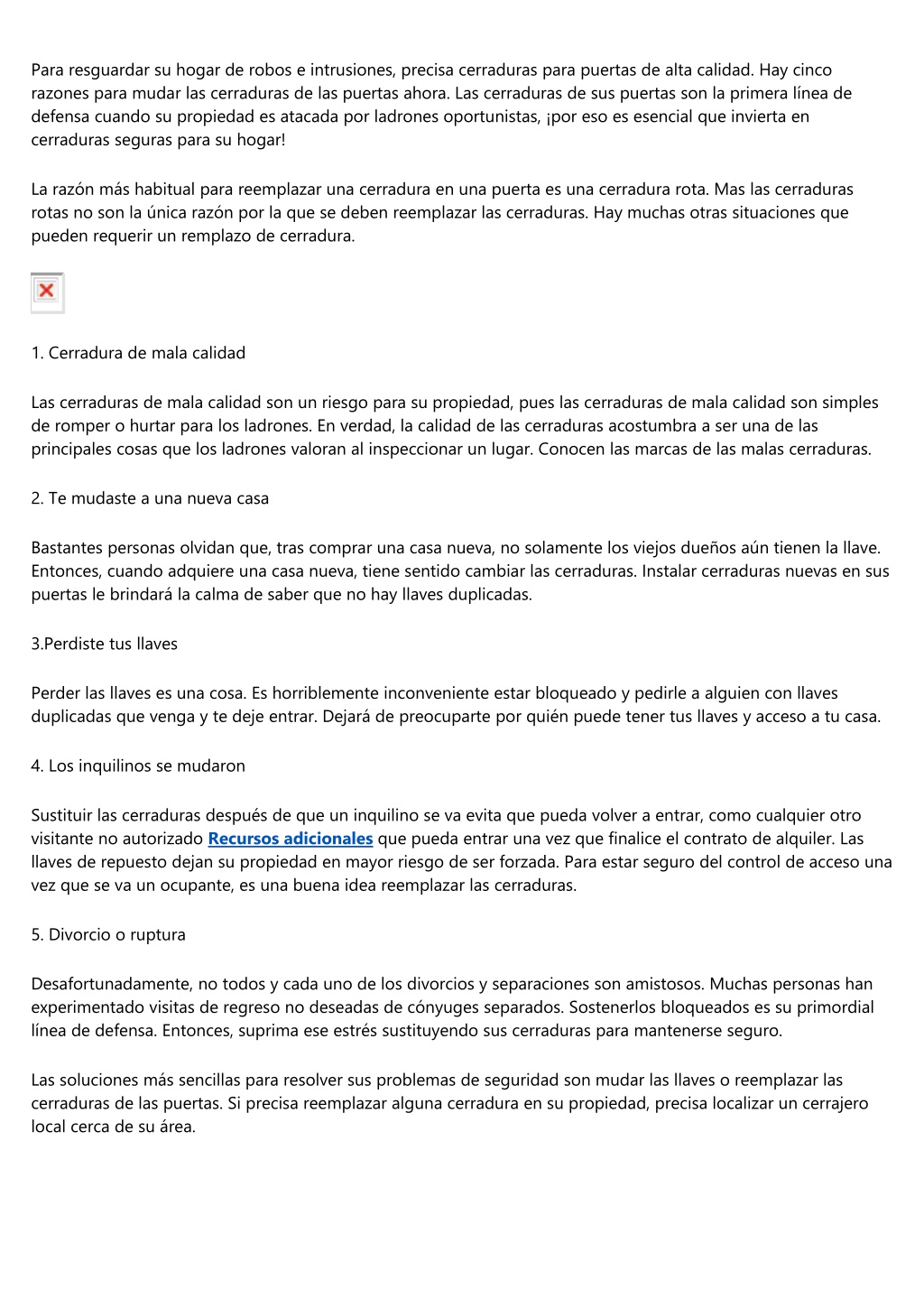 PPT - Situaciones en las que es recomendable cambiar la cerradura de tu ...