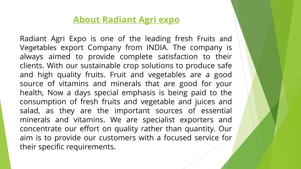 PPT - Top Potato Exporters in India PowerPoint Presentation, free ...