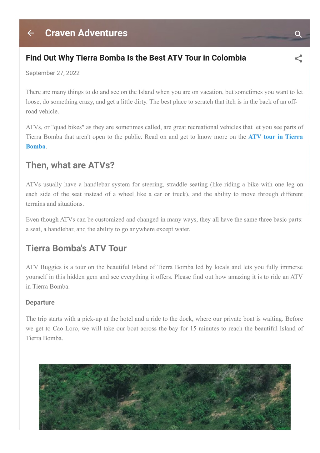 PPT - Find Out Why Tierra Bomba Is the Best ATV Tour in Colombia PowerPoint Presentation - ID ...