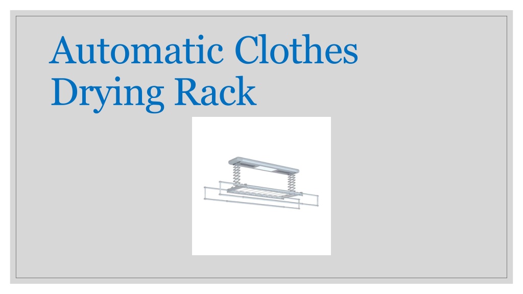 PPT - 8 Types of Electric Drying Rack | Good Living Singapore ...