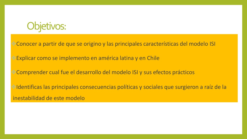 PPT - crisis del modelo isi en chile PowerPoint Presentation, free ...