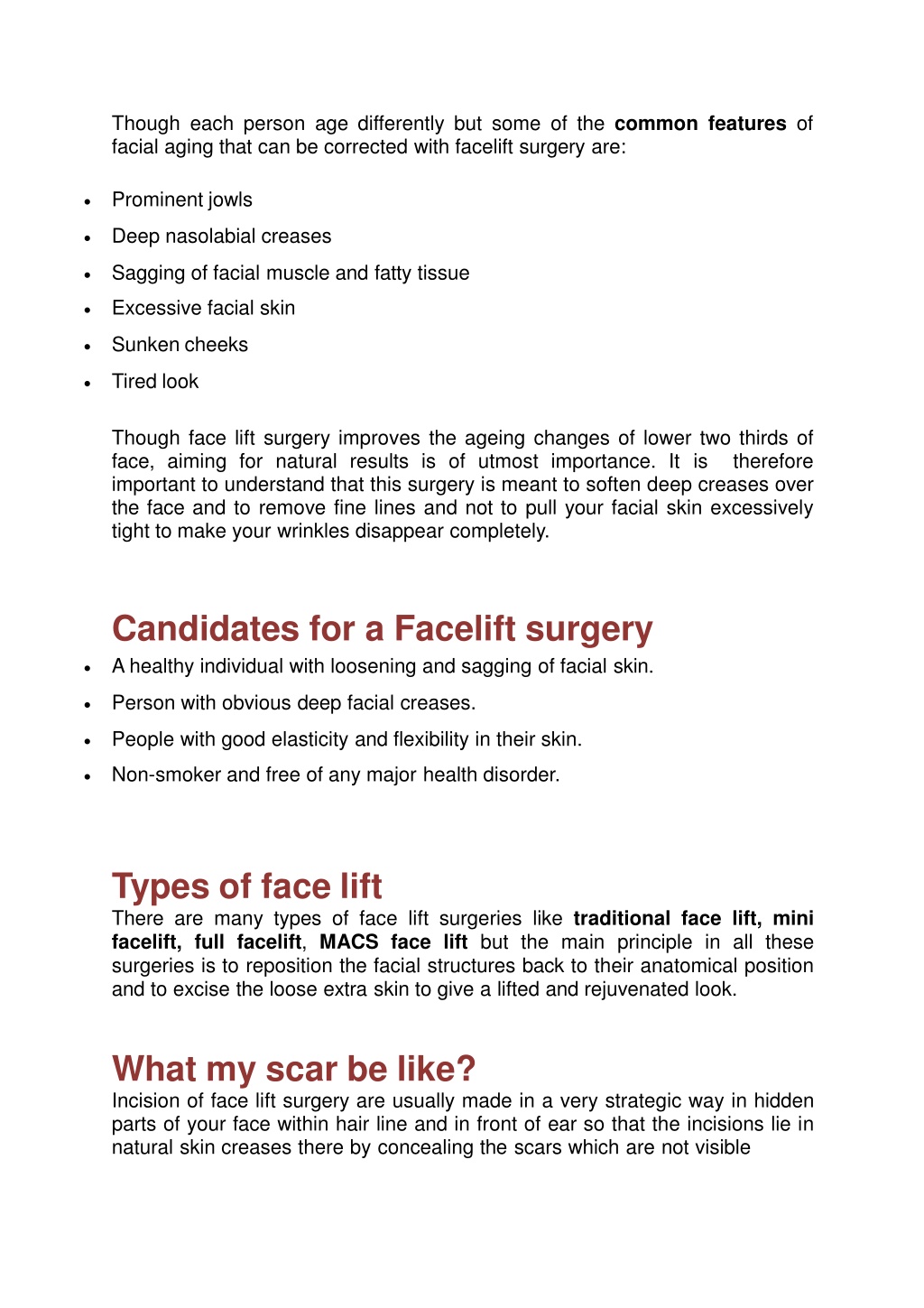 PPT - Face Lift Surgery in Delhi By The best Plastic Surgeon In Delhi ...