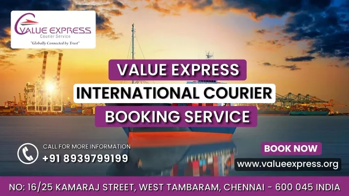 PPT - Value Express Leading Overseas Parcel Service in Chennai ...