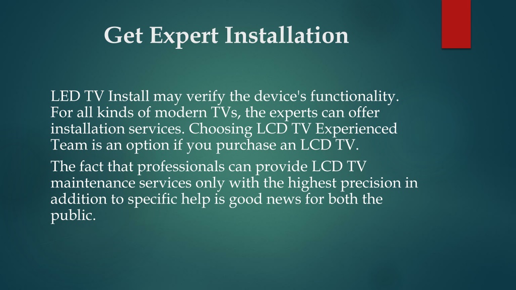 PPT - Benefits of led TV Screen Repair PowerPoint Presentation, free ...