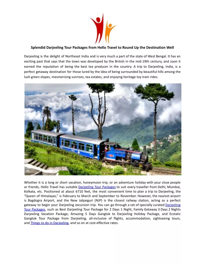 PPT - Splendid Darjeeling Tour Packages from Hello Travel to Round Up ...