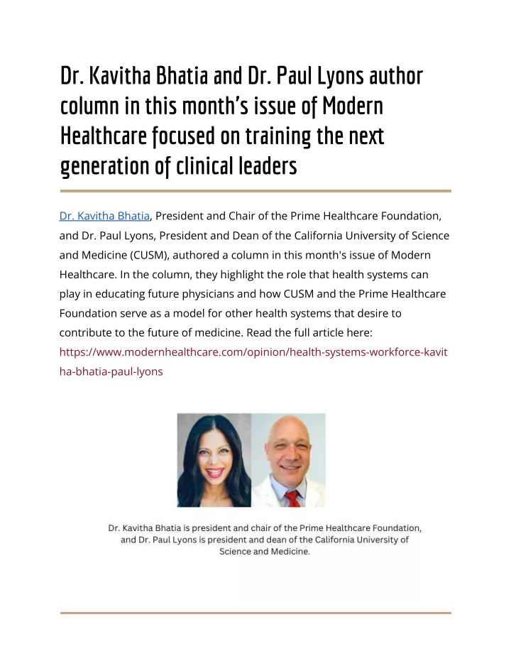 PPT - Health systems have key role in training next generation of ...