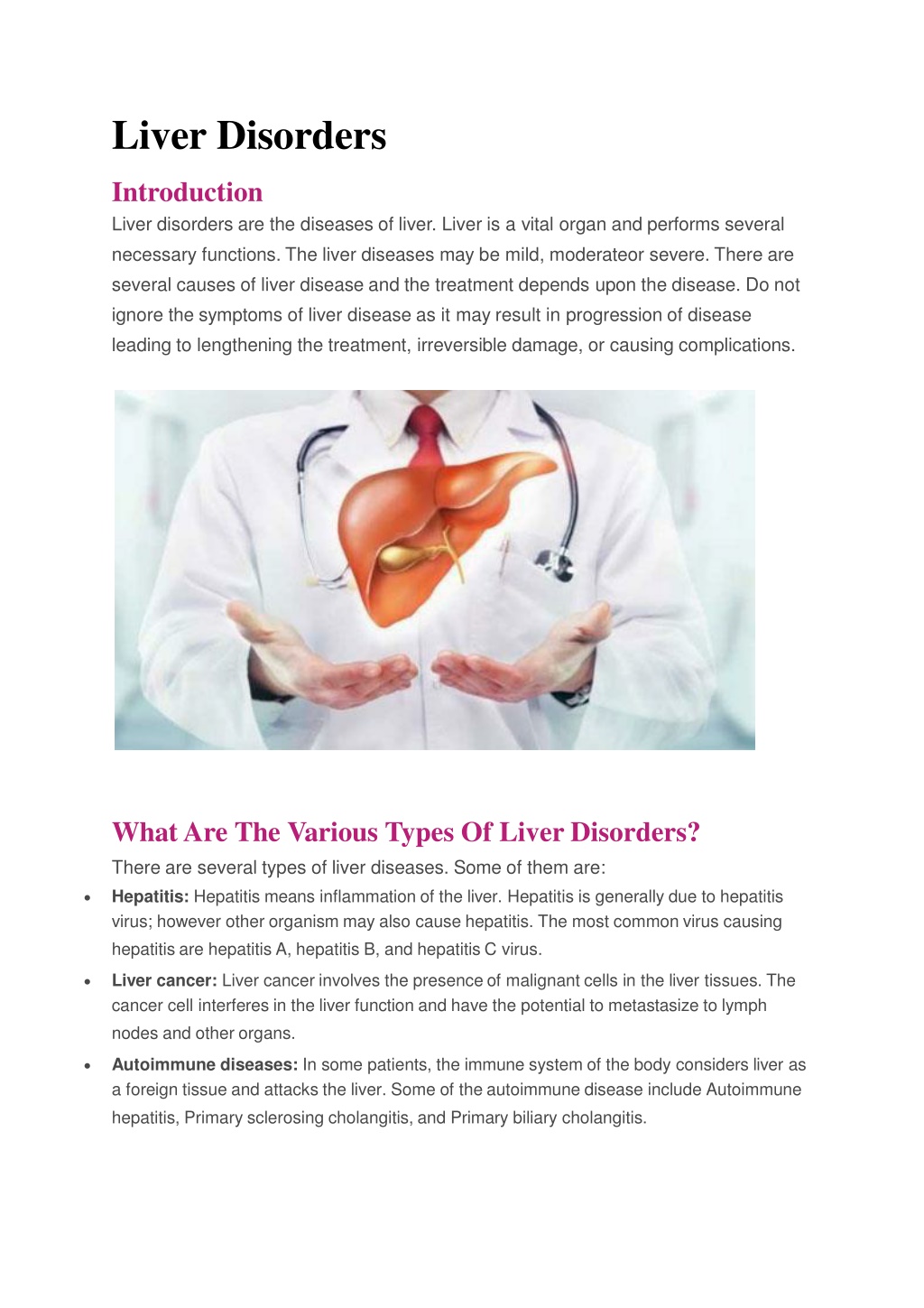 PPT - Liver Disorder Treatments Available In Delhi By the Dr. Neeraj Goel PowerPoint ...