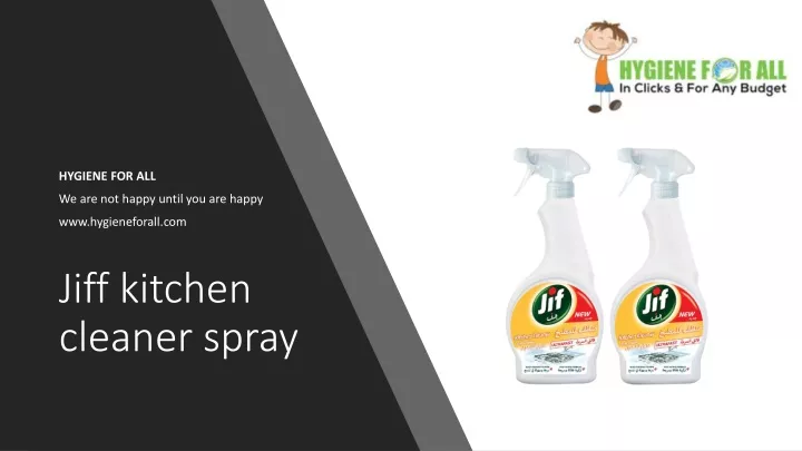 PPT - Jif Kitchen Cleaner Spray PowerPoint Presentation, free download ...