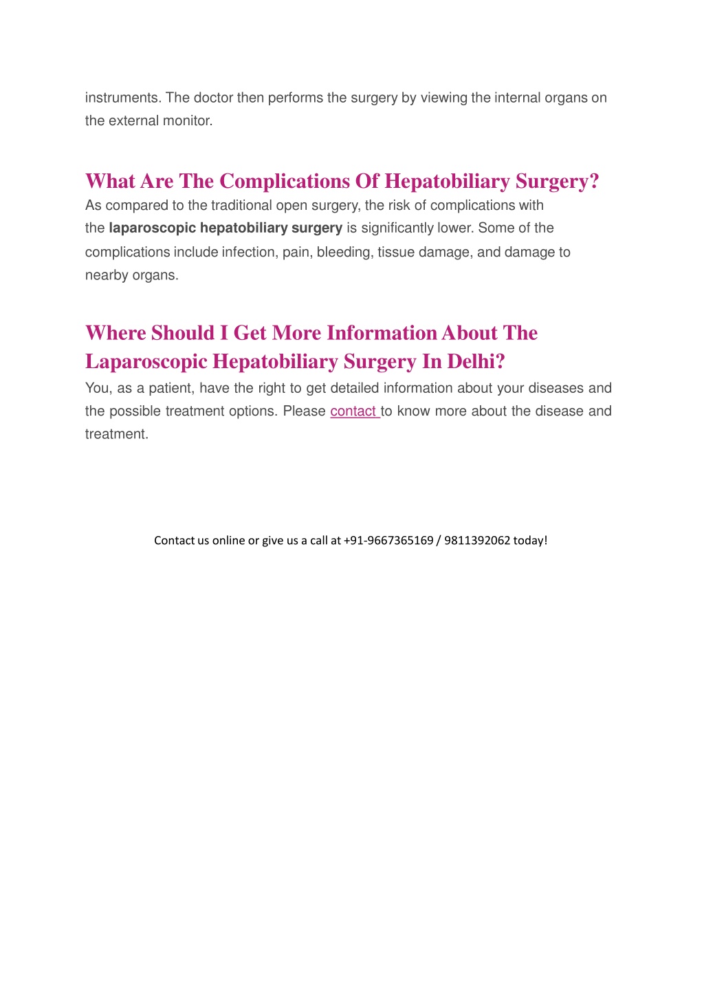 PPT - Laparoscopic Hepatobiliary Surgery In Delhi By Dr. Neeraj Goel ...