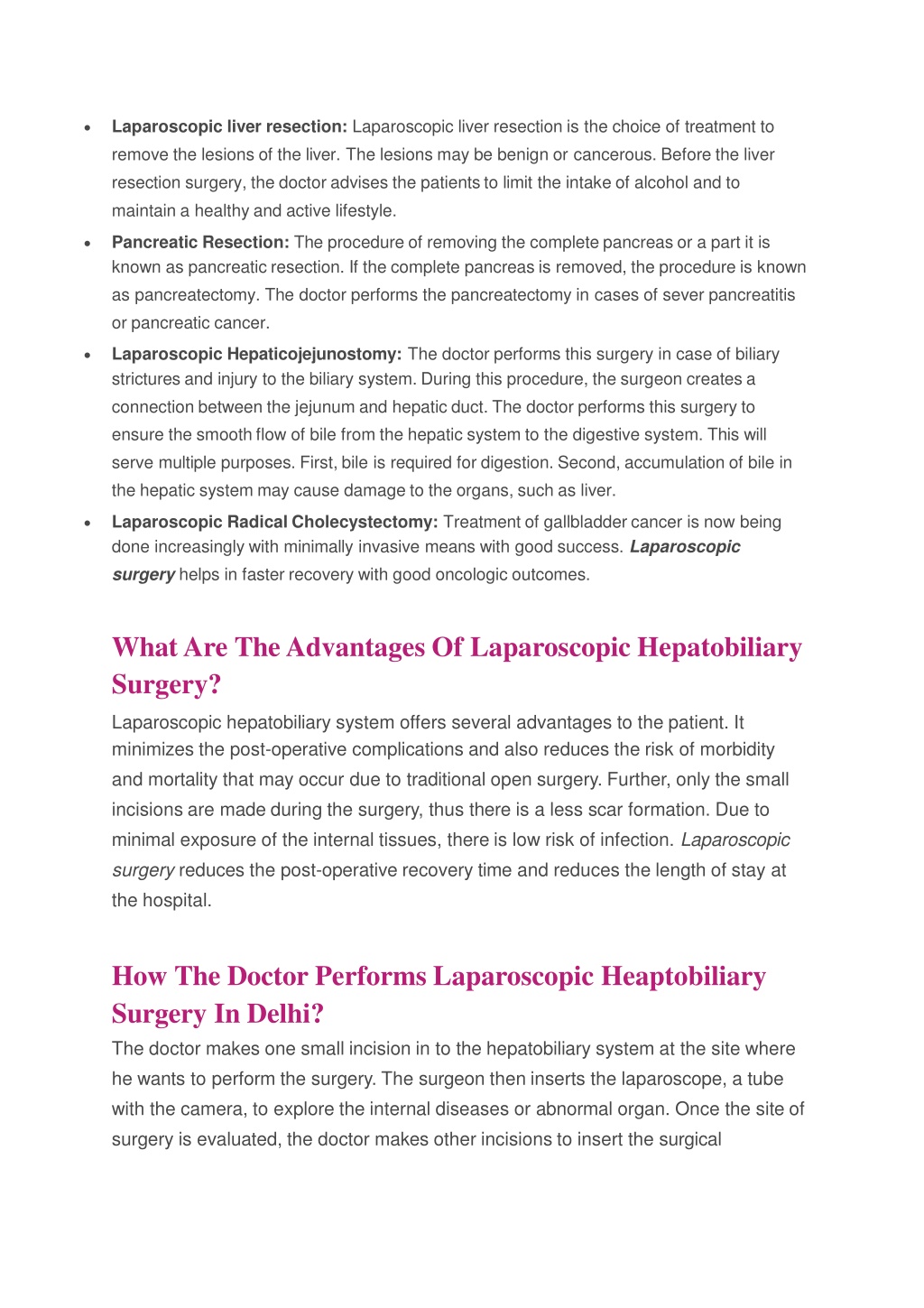 PPT - Laparoscopic Hepatobiliary Surgery In Delhi By Dr. Neeraj Goel ...