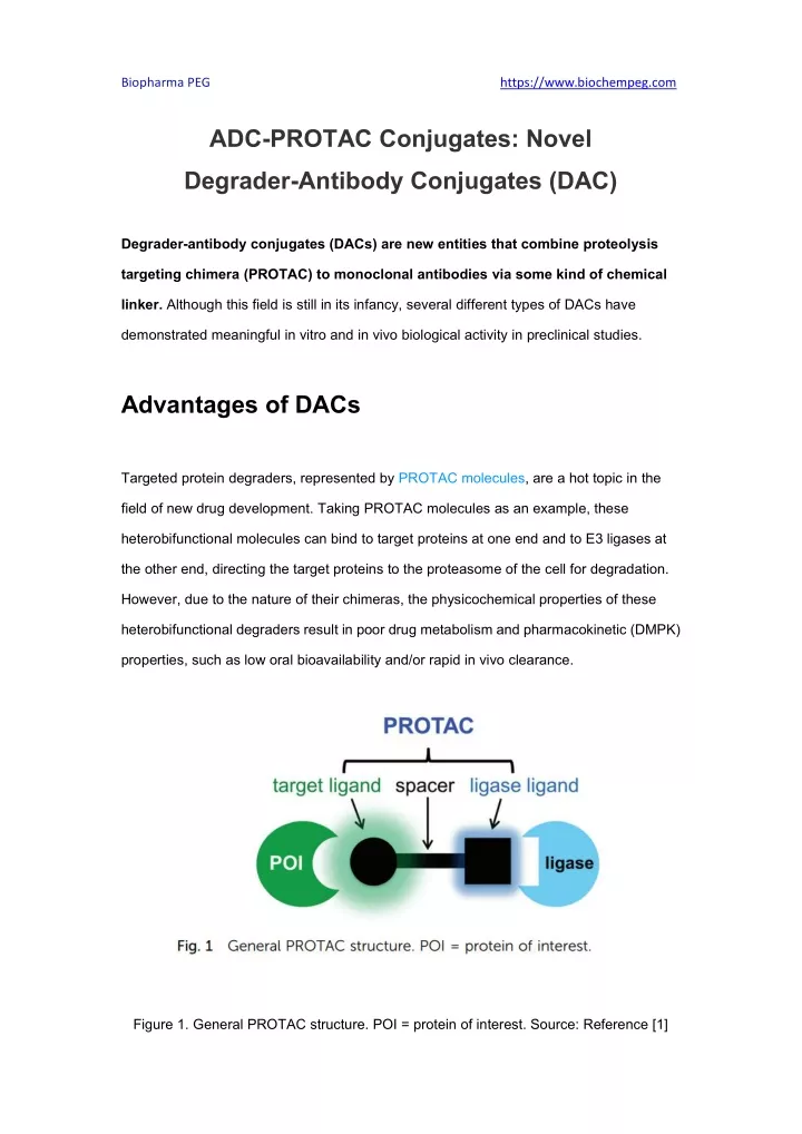 PPT - ADC-PROTAC Conjugates Novel Degrader-Antibody Conjugates (DAC ...